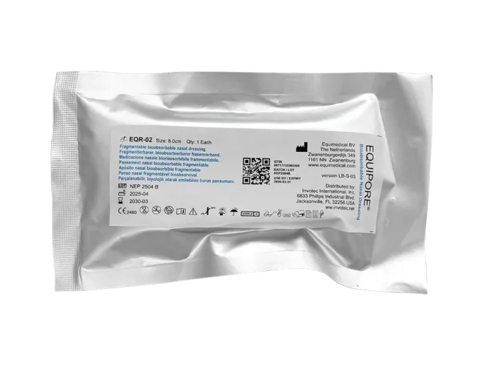 Equipore Bioresorbable Nasal Packing for ENT Surgery